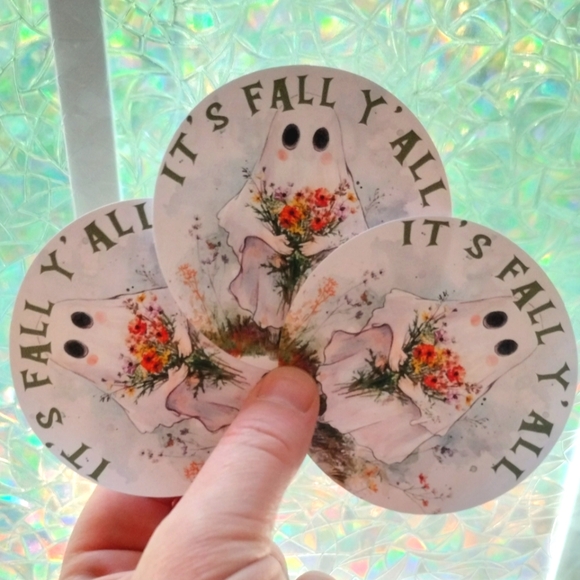 Handmade | Other | Custom Iron On Decals Ghost Its Fall Yall Shirts ...